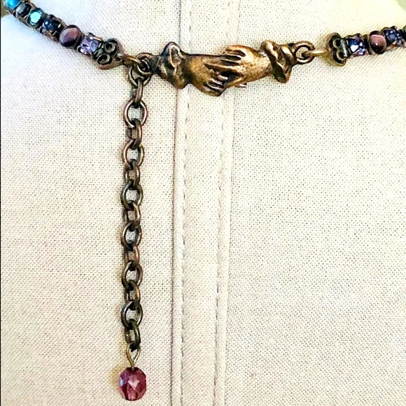 Mary Demarco | Jewelry | Vintage Mary Demarco Crystal Necklace Pierced ...